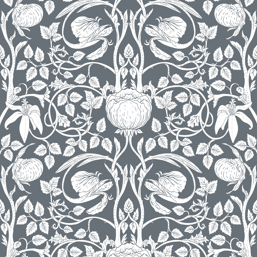 Papel Mural Morris Pattern Fondo decoración Lavable calce a medida ...